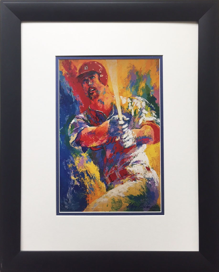 Leroy Neiman mark Mcgwire Custom FRAMED ART PRINT - Etsy