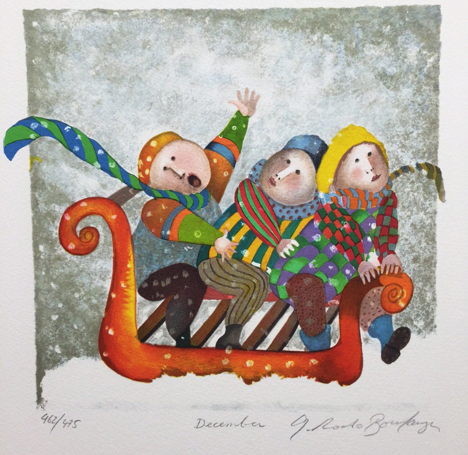 G. Boulanger december 2000 Millenium Calendar - Etsy UK