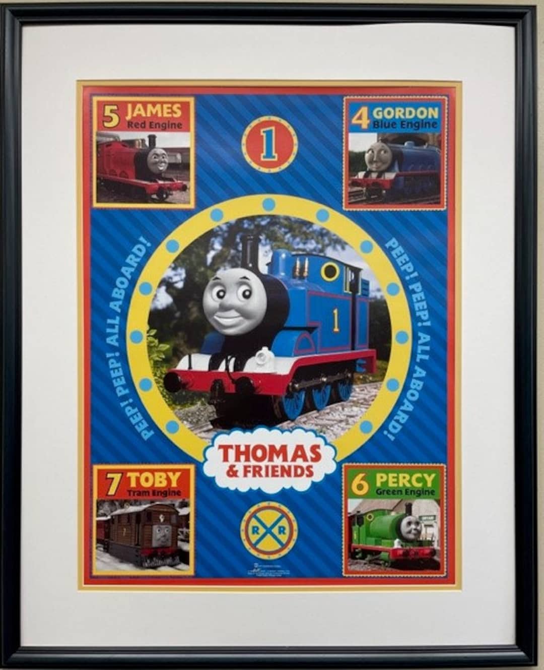 Thomas the Tank Engine "thomas & Friends" FRAMED Art Poster - Etsy