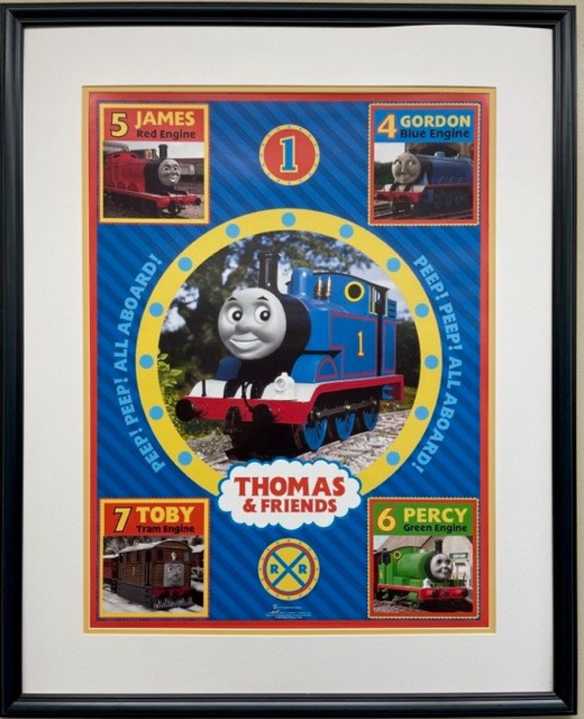 Thomas the Tank Engine "thomas & Friends" FRAMED Art Poster - Etsy
