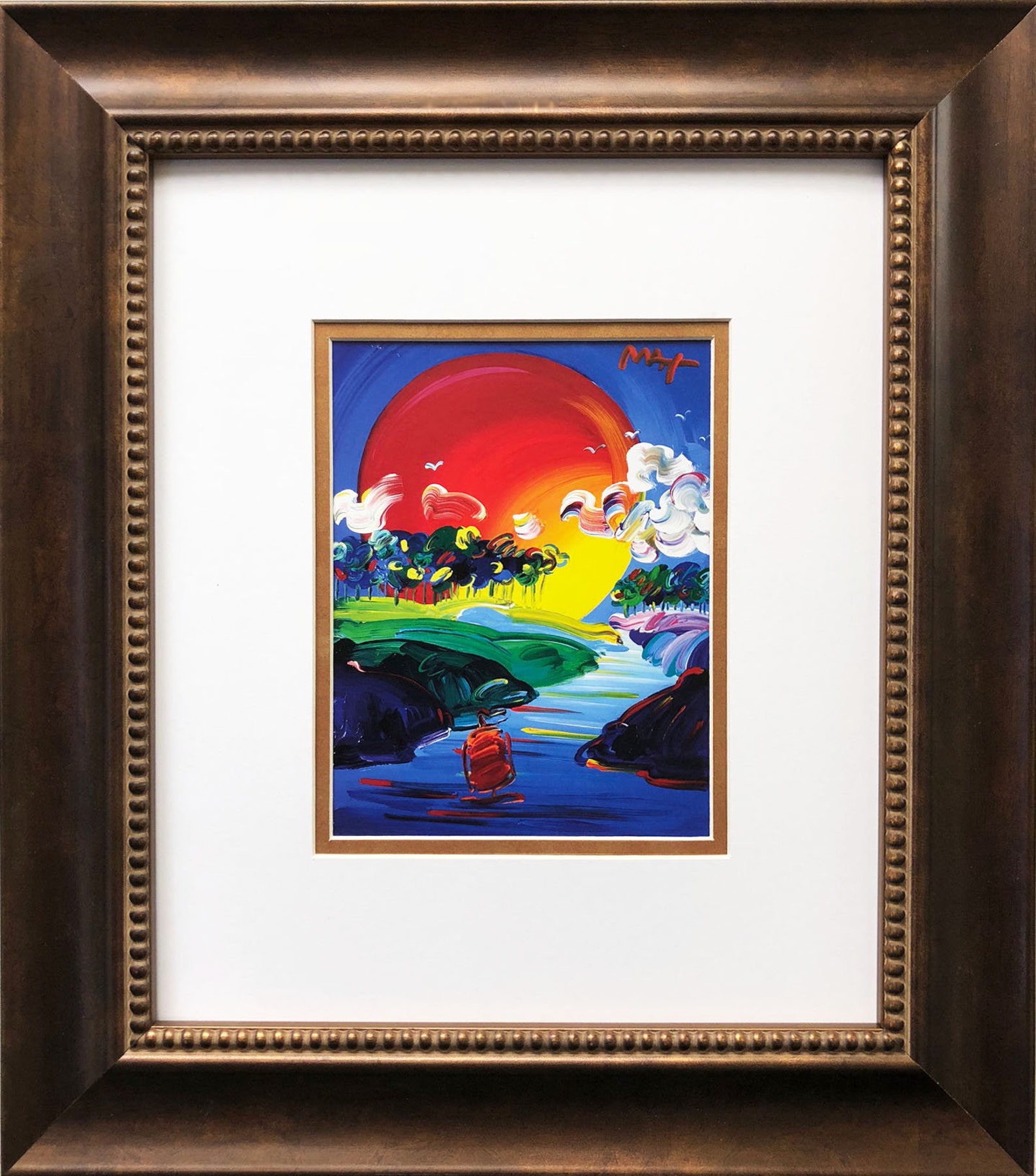 Peter Max "better World" CUSTOM FRAMED Print - Etsy