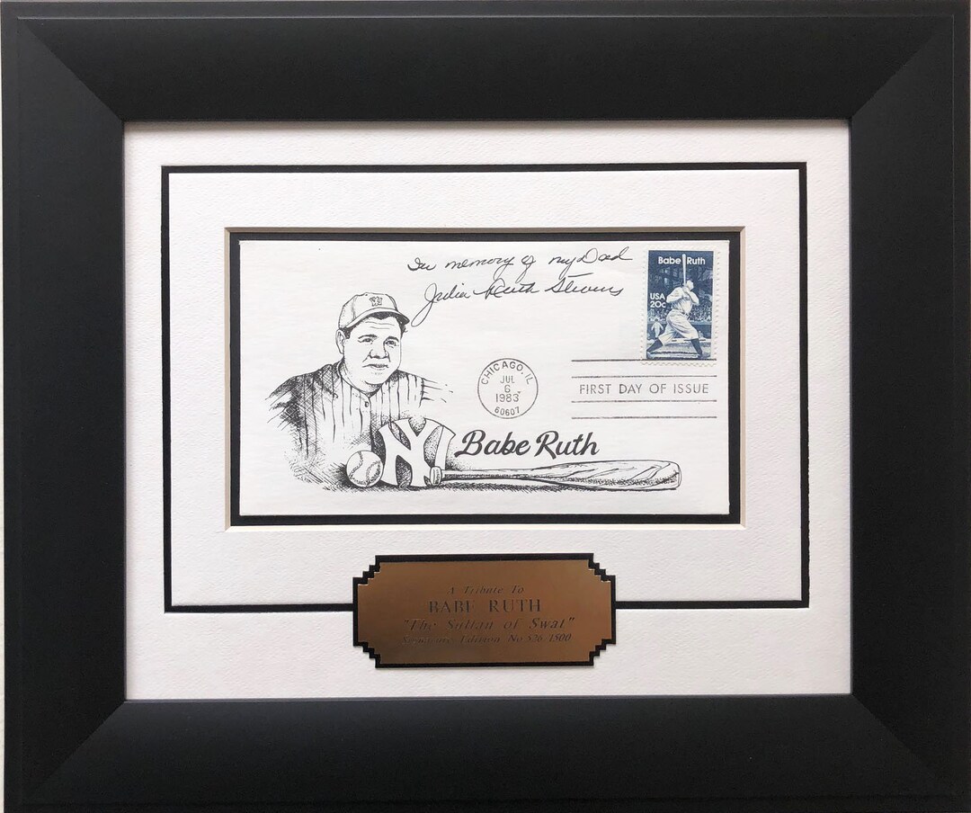 Norman Rockwell "tribute to Babe Ruth" First Day Issue Stamp Baseball ...