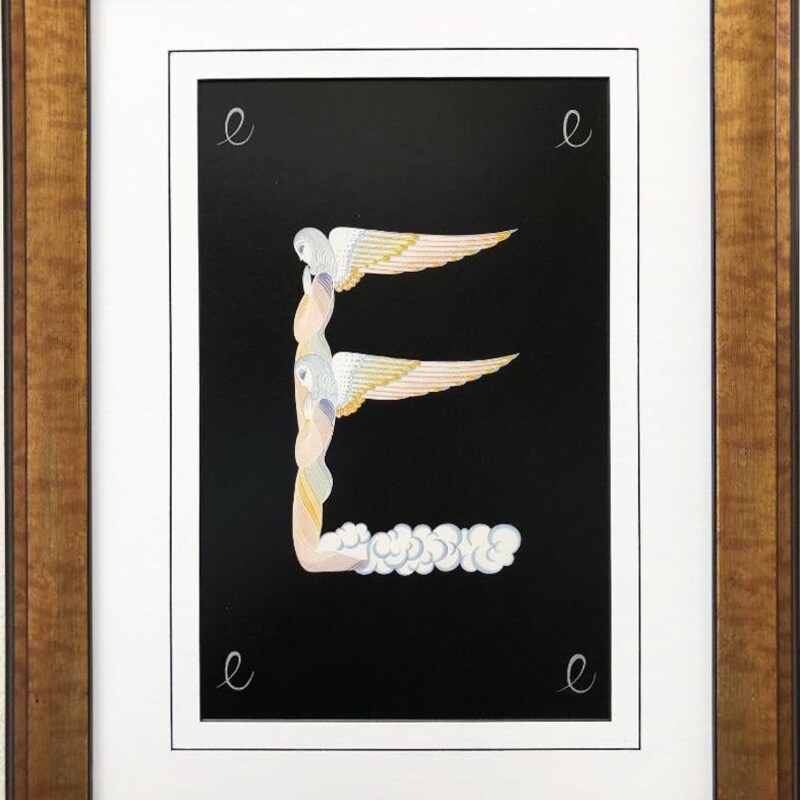 Erte Letter A - Etsy