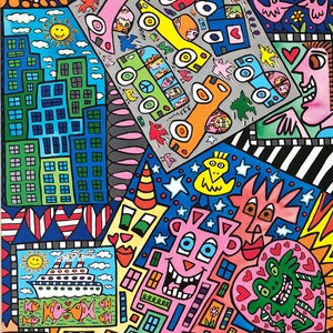 James Rizzi "all the Pieces of the City" CUSTOM FRAMED - Etsy