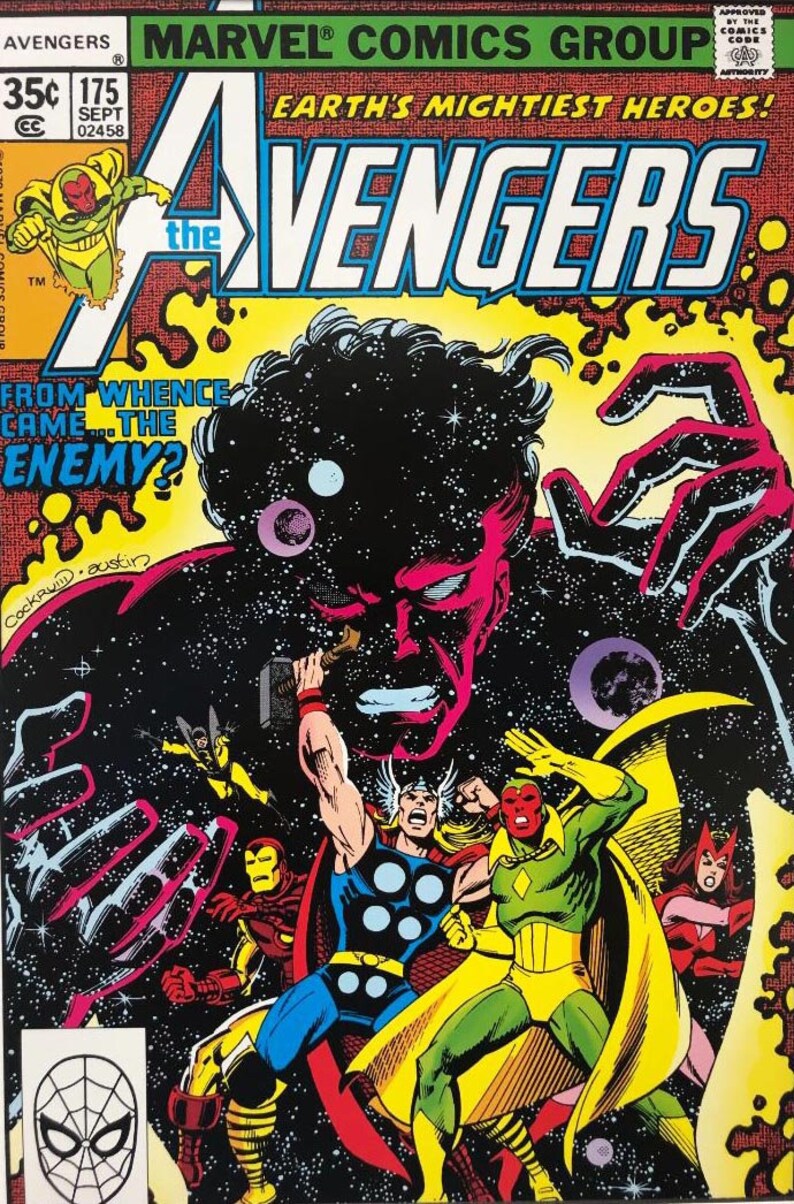 Marvel the Avengers 175 Framed Comic Book Poster - Etsy
