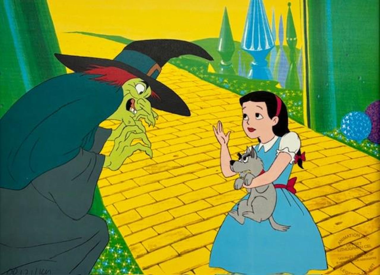 Animation ""dorothy Meets Witch Mombi" FRAMED Journey Back to Oz Art ...