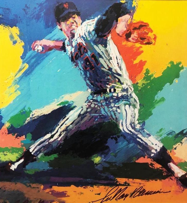 Leroy Neiman tom Seaver FRAMED Art Etsy