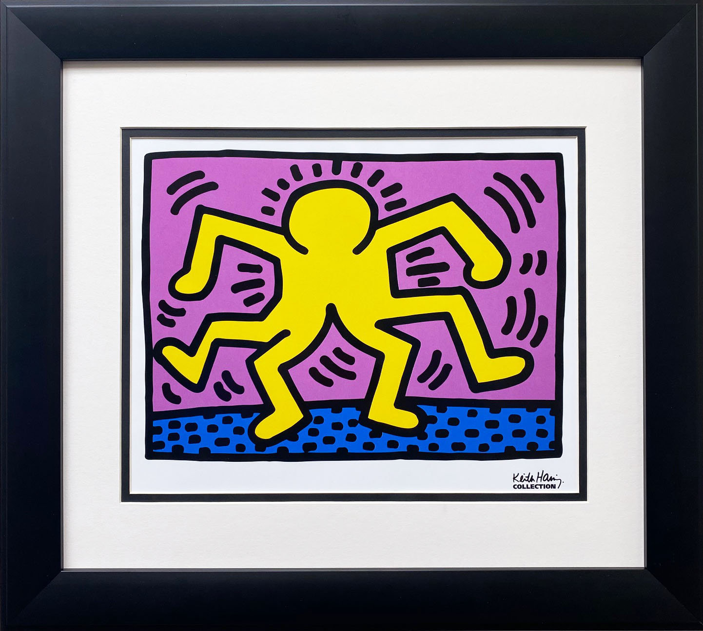 Keith Haring KH08 CUSTOM FRAMED Pop Art Lithograph | Etsy