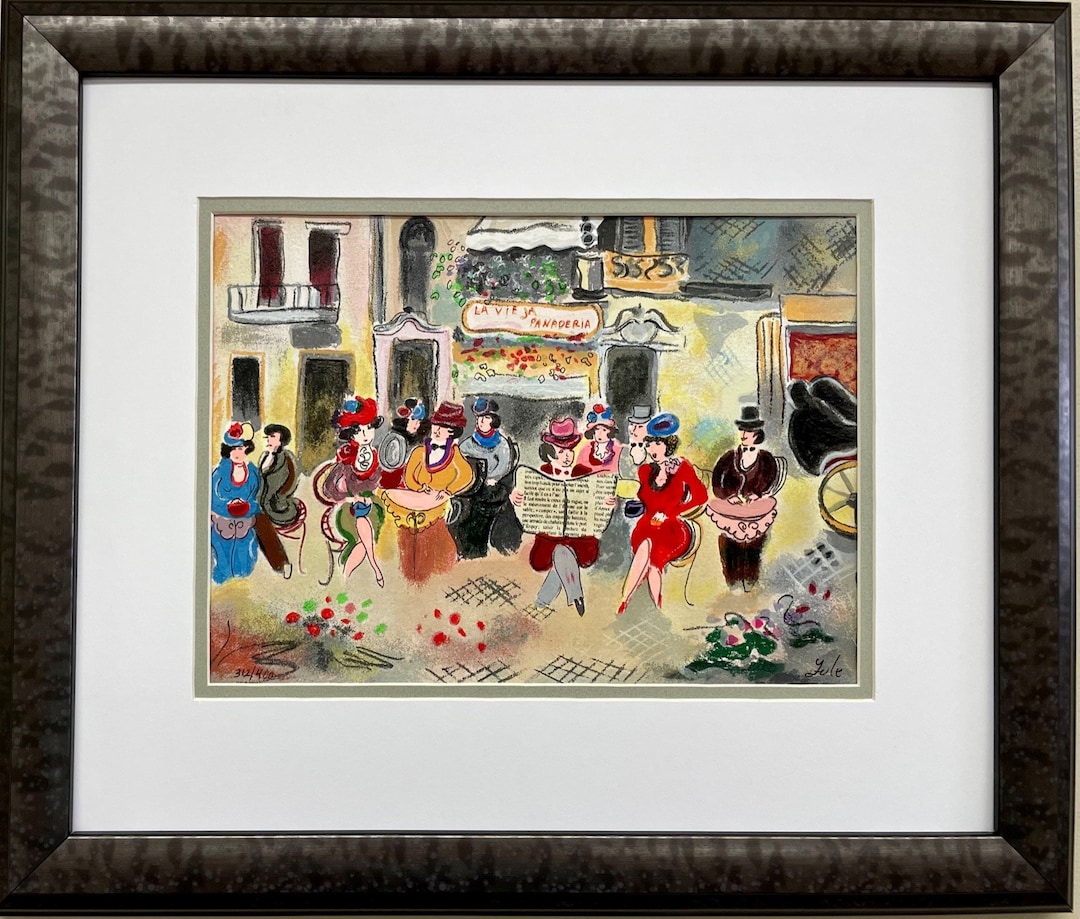 Zule Moskowitz "la Vieja Panaderia-old Bakery" Hand Signed & # FRAMED ...