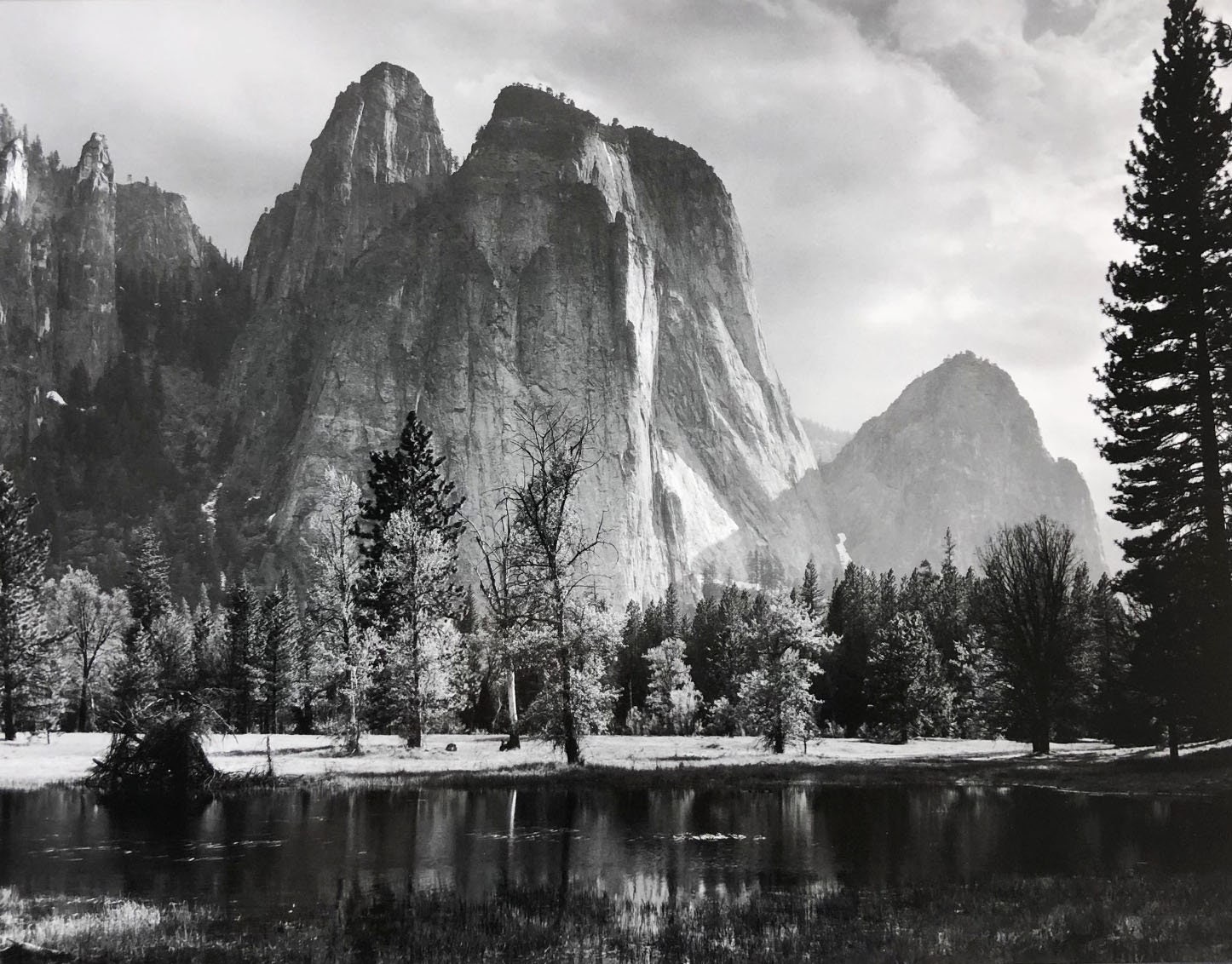 Ansel Adams cathedral Rocks Custom Framed NEW ART - Etsy