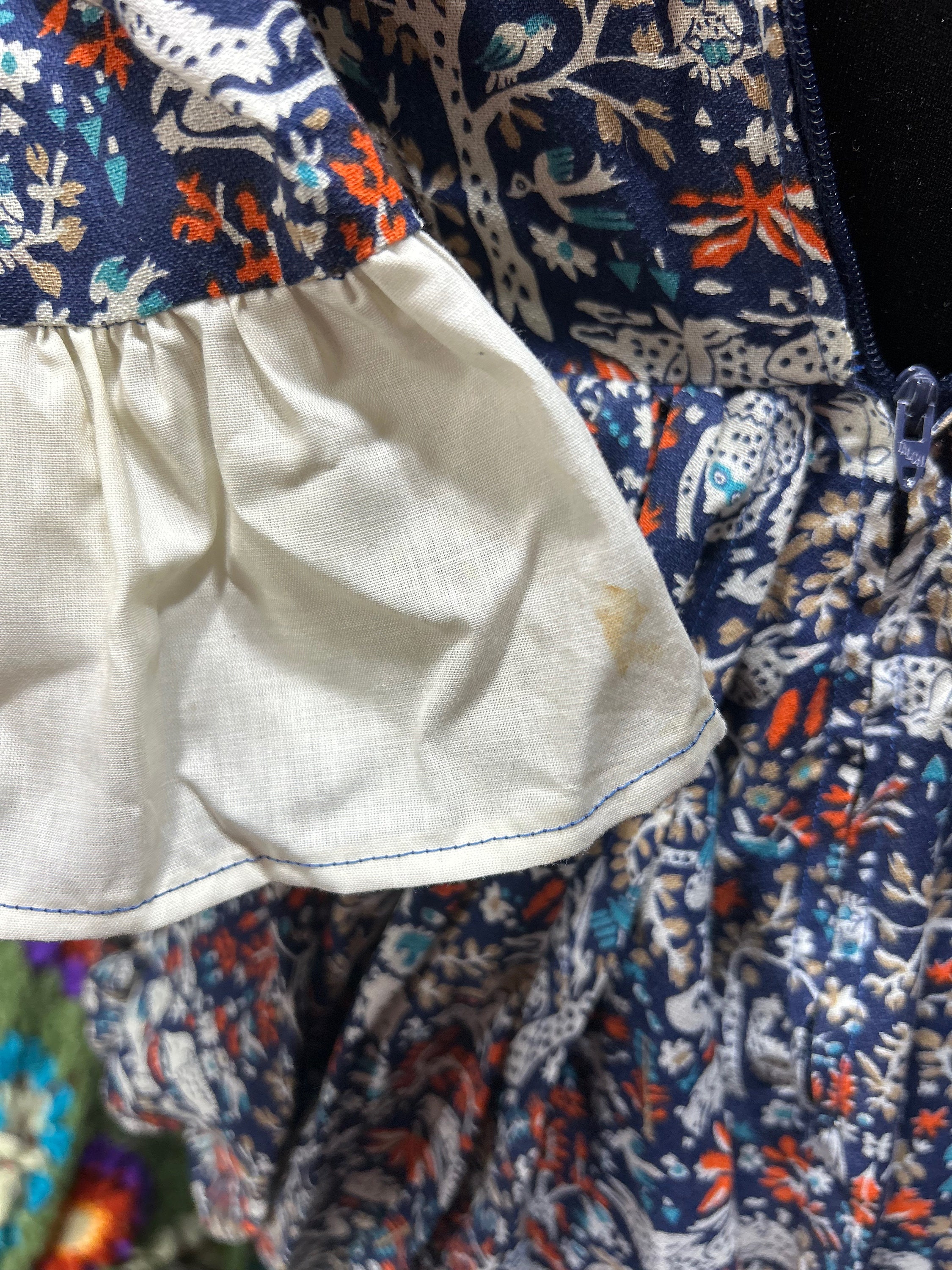 Colonial Critter Cutie, Handmade Kitschy Dress Sz. XS - Etsy