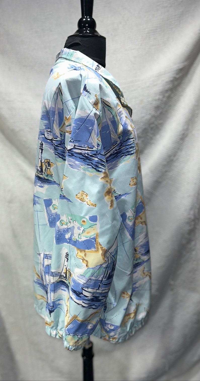 Where in the World is Keneth Too Map Print Windbreaker, Sz. 2x/3x - Etsy