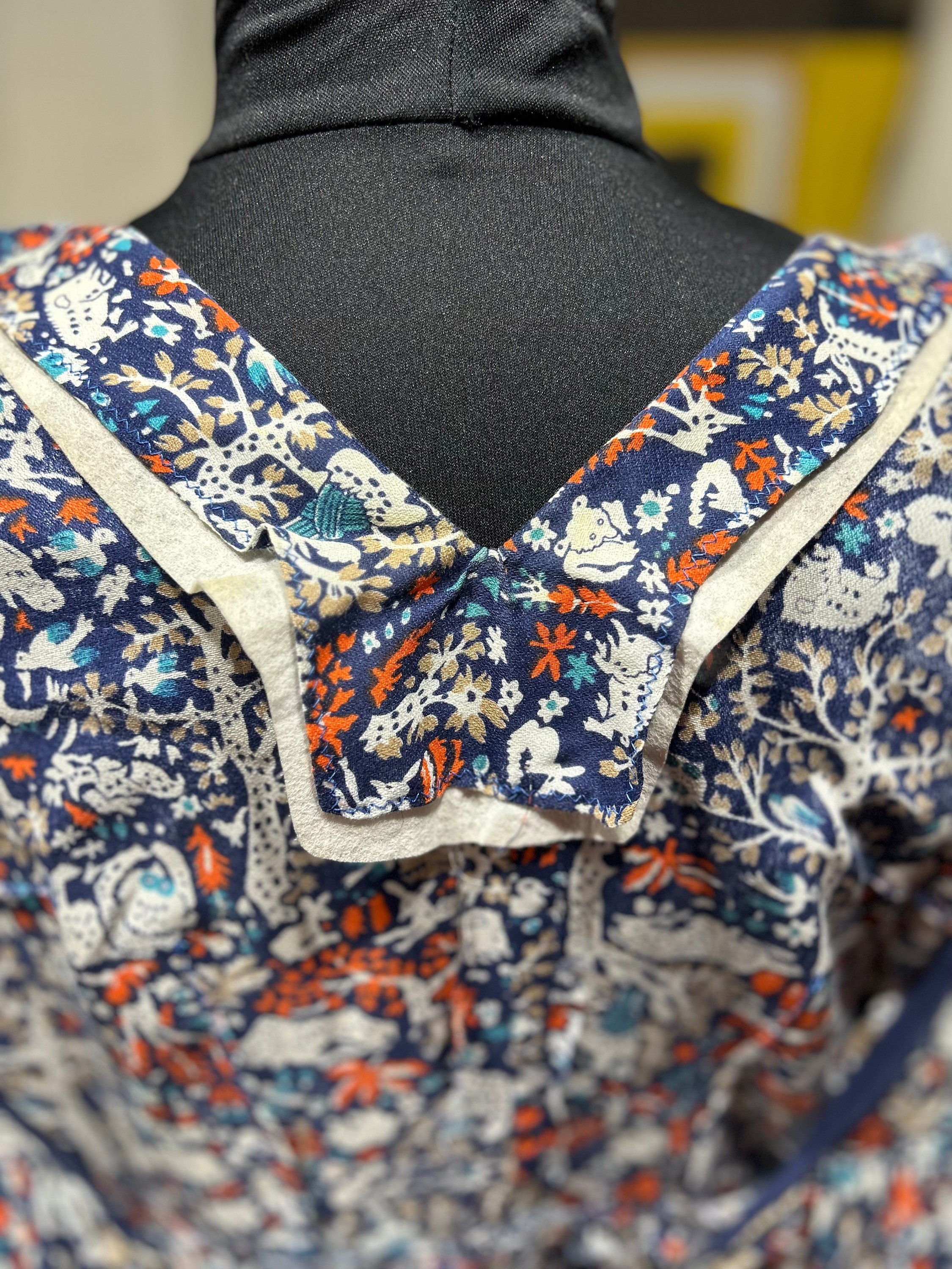 Colonial Critter Cutie Handmade Kitschy Dress Sz. XS - Etsy