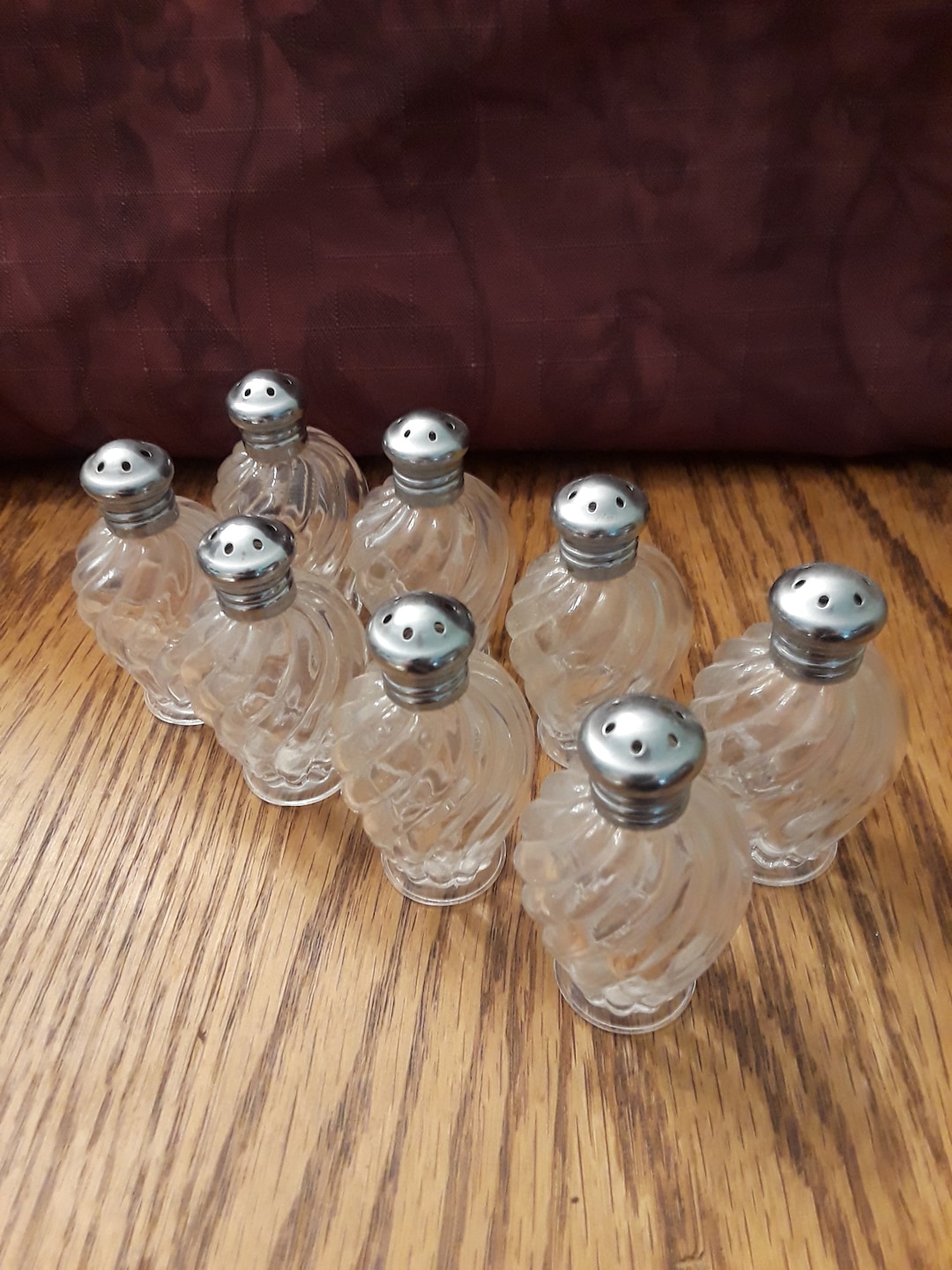 Eight Antique Mini Salt Shakers - Etsy