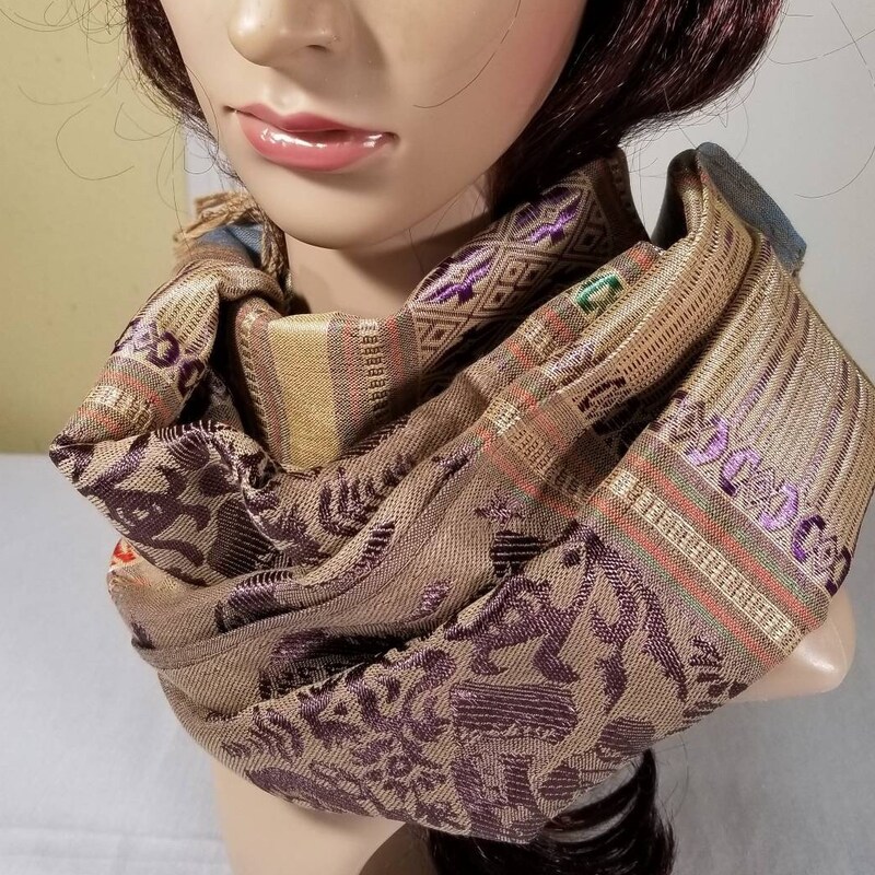 Thai Silk Scarf - Etsy
