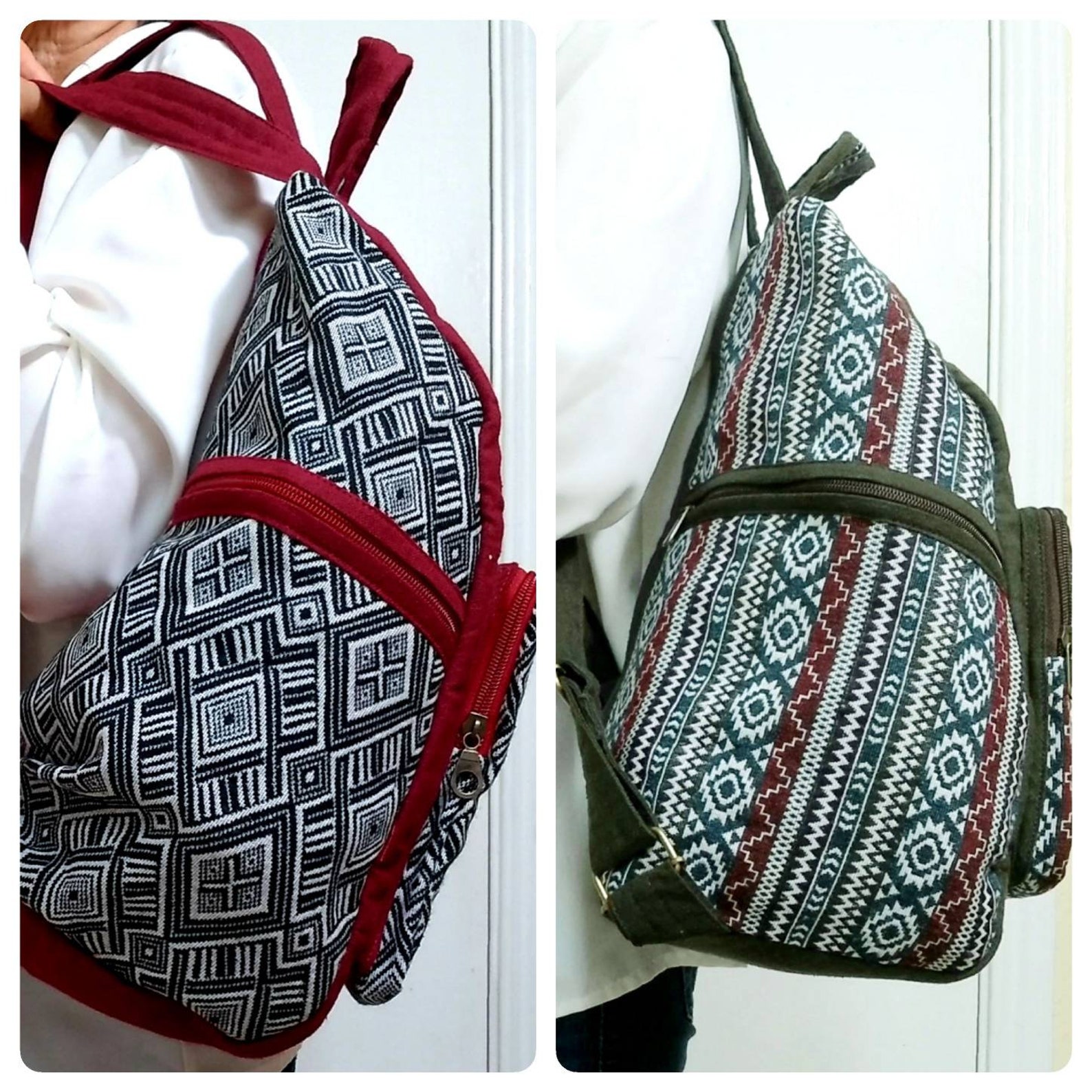 Cloth Backpack/shoulder Bag/travel Bag/student - Etsy