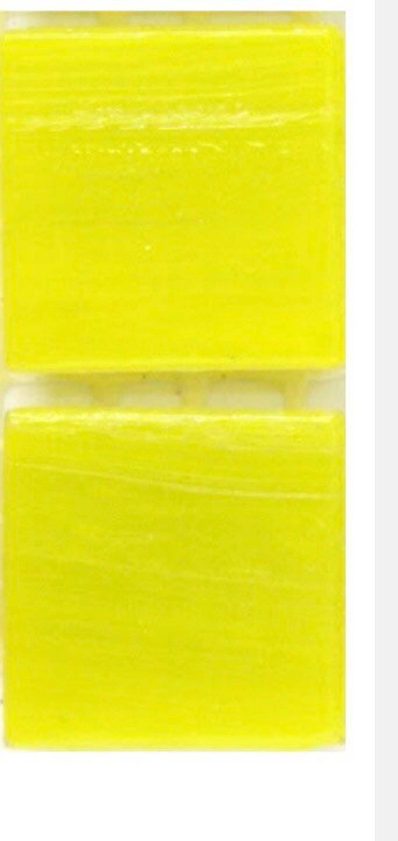 3/4 Zesty Yellow Mosaic Glass Tile 25 // Mosaic Tiles | Etsy