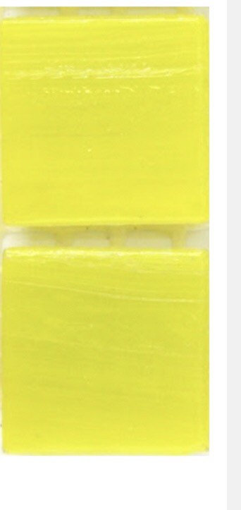 3/4 Zesty Yellow Mosaic Glass Tile 25 // Mosaic Tiles | Etsy