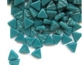 MINI 10mm Royal Blue Glass Triangles 50g (85pc)//glass Triangles ...