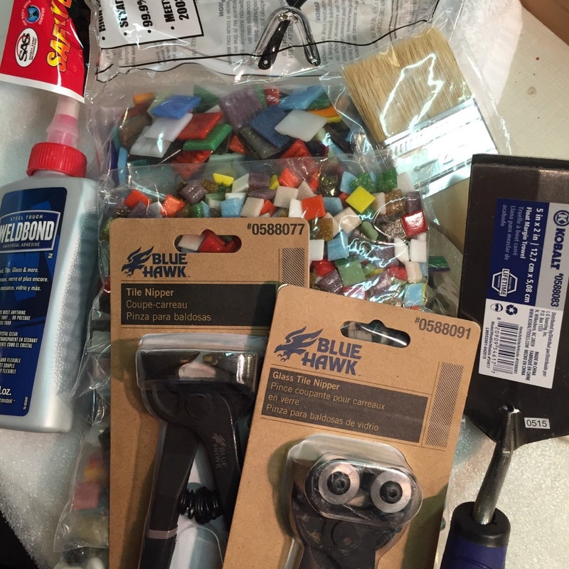 Mosaic Tile Kit - Etsy