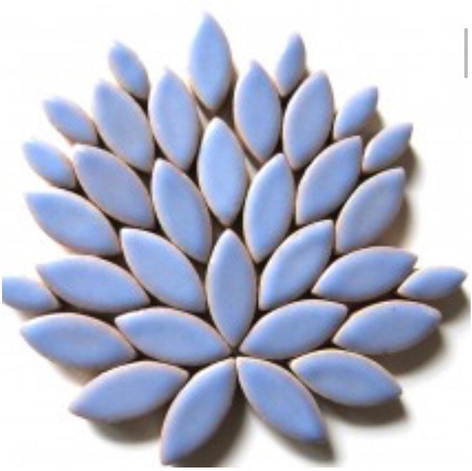 Cornflower Blue Ceramic Petal Mix (35-40 Count)//blue Petals//mosaic ...