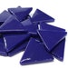 100g Large Royal Blue Glass Triangles 1.3" //mosaic Tile//mosaic ...