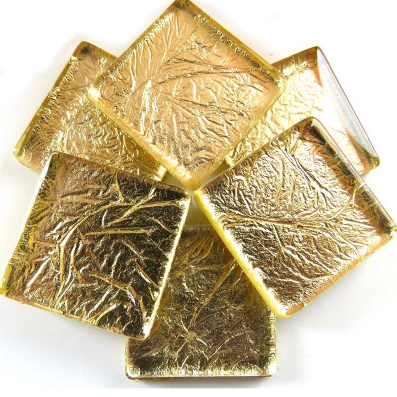 Gold Mosaic Tiles - Etsy