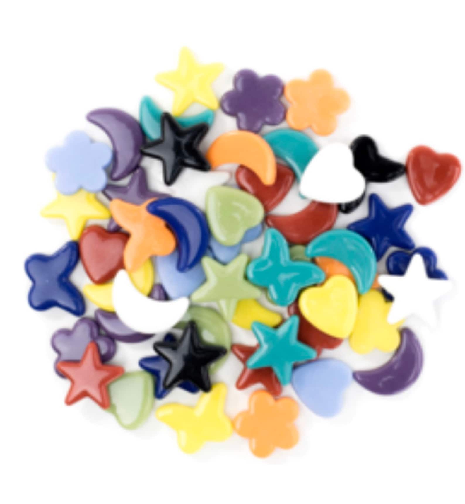 Mosaic Tiles 1/4 Pound Glass Charms//mosaic Tile// Mosaic - Etsy
