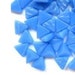 MINI 10mm True Blue Glass Triangles 50g (85pc)//glass Triangles//mosaic ...