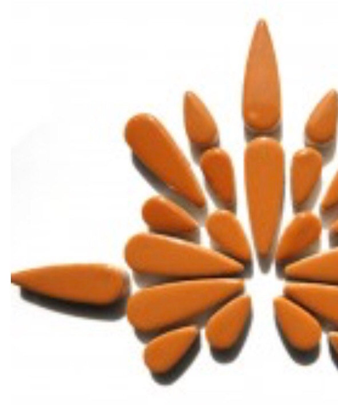 50g Warm Sand Ceramic Teardrop (1" & 1/2")mix (+\-30 Count)//ceramic ...