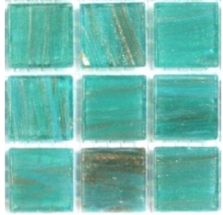 3/4 Nile Gold Mosaic Glass Tile 25 Tiles // Mosaic - Etsy