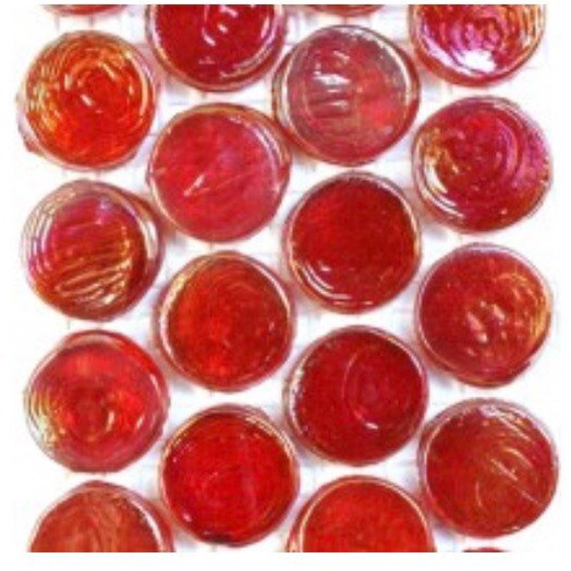 Red and Teal Tile - Etsy