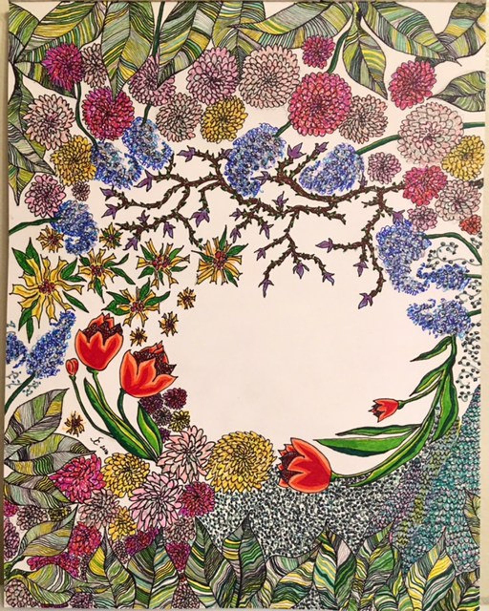 Instant Download Coloring Page, Custom Poster DIY at Home, Adult ...