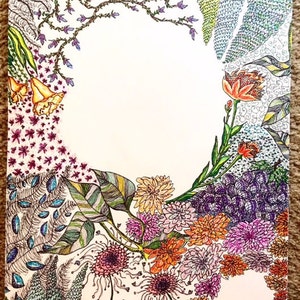 Instant Download Coloring Page Custom Poster DIY at Home - Etsy