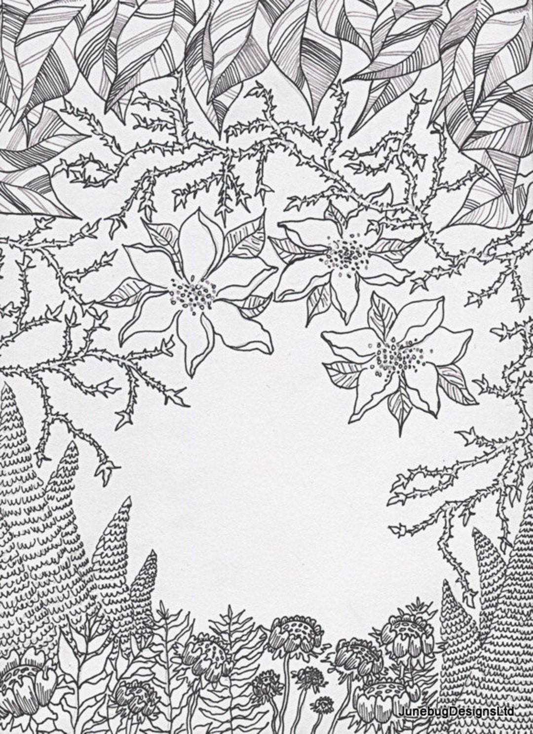 Instant Download Coloring Page, Custom Poster DIY at Home, Adult ...