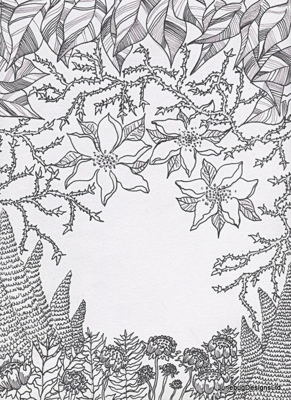 Instant Download Coloring Page Custom Poster DIY at Home | Etsy