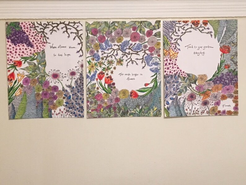 Instant Download Coloring Page Custom Poster DIY at Home - Etsy