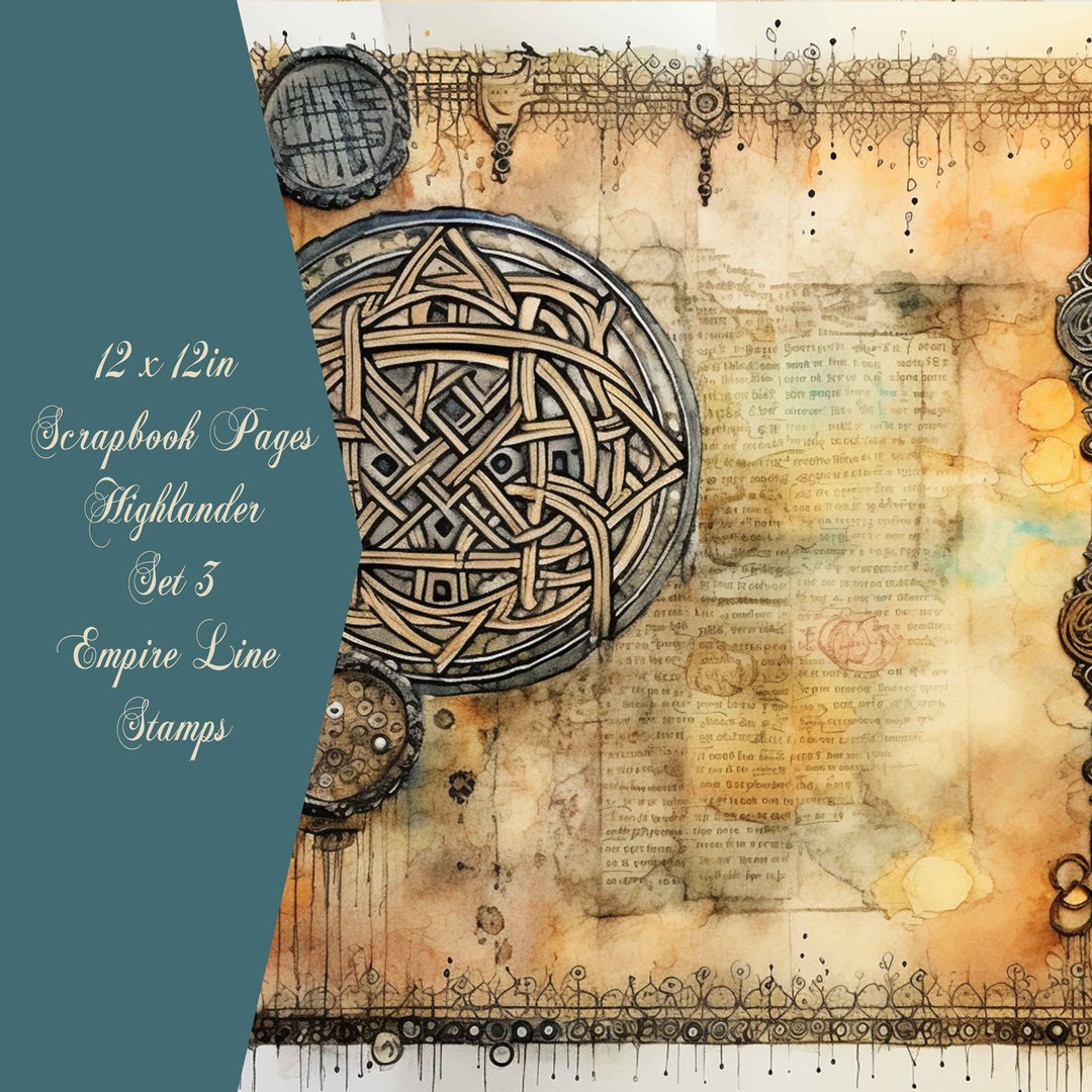 The Highlander 12x12 Inch Full Size Papers Downloadable Printable ...