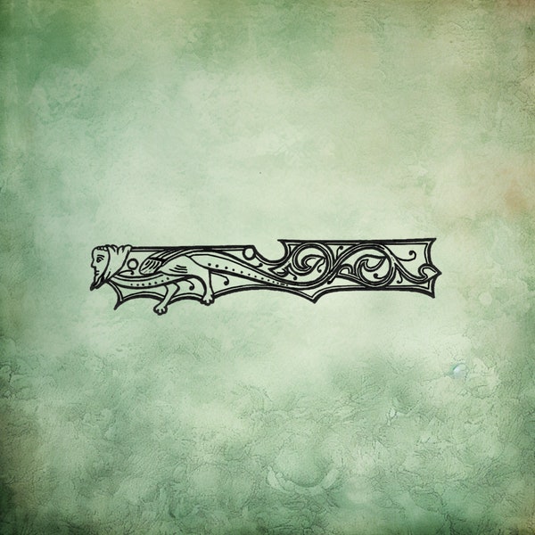 Illuminated Manuscript Border - Etsy