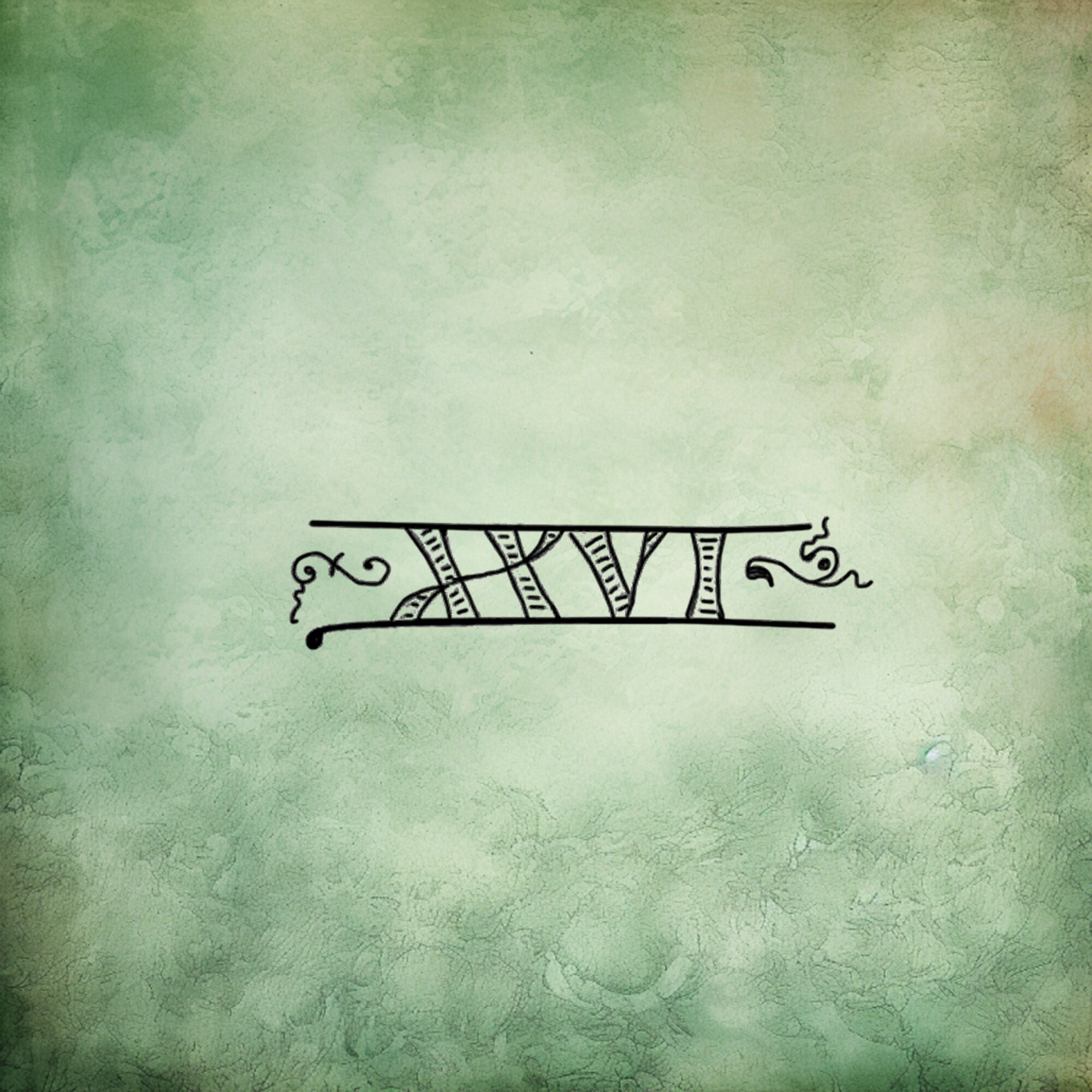 Medieval Illuminated Manuscript Stamp Elaborate Roman Numeral Stamp ...