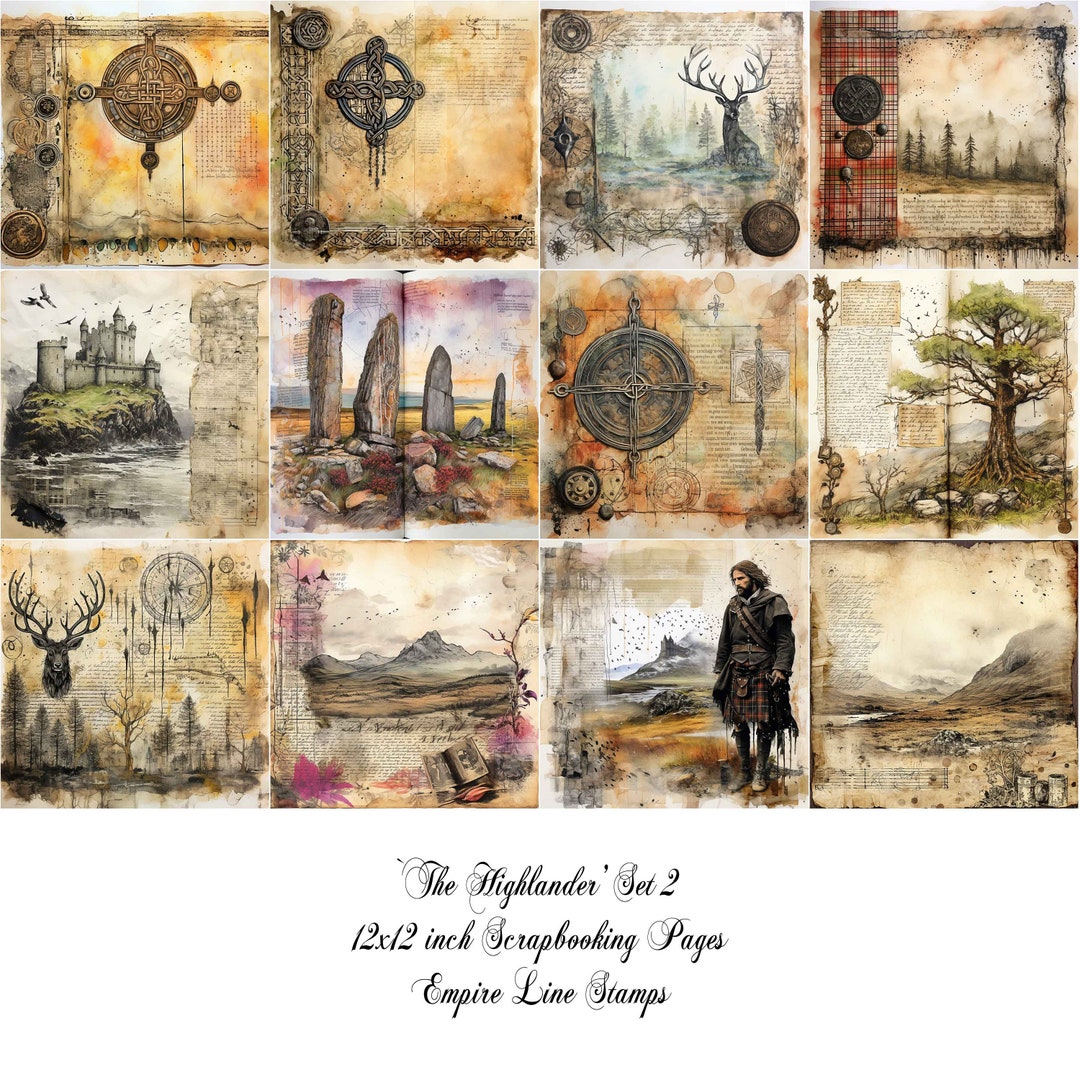 The Highlander 12x12 Inch Full Size Papers Downloadable - Etsy