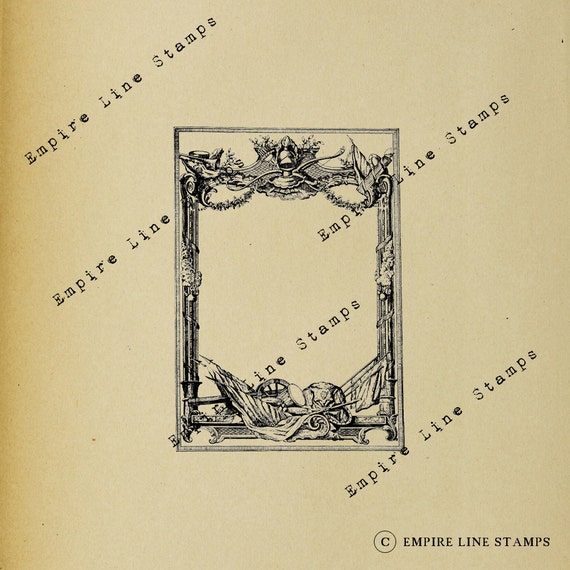 Neoclassical Frame With Armour Digital Download Image | Etsy