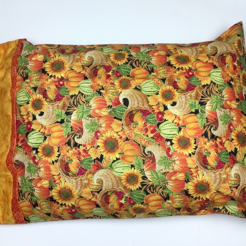 Fall Pillowcase - Etsy