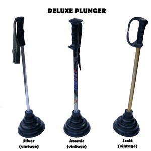 Ski Pole Toilet Plunger - Etsy