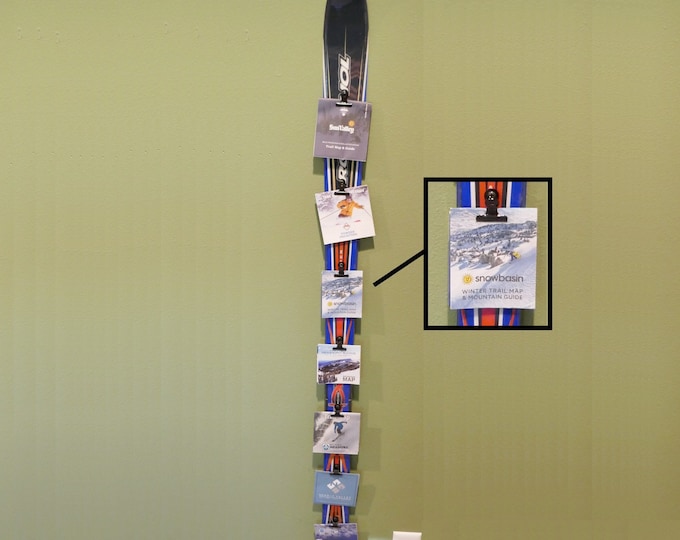 Ski Trail Map Holder - Etsy