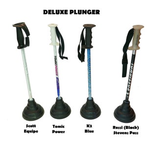 Ski Pole Toilet Plunger - Etsy