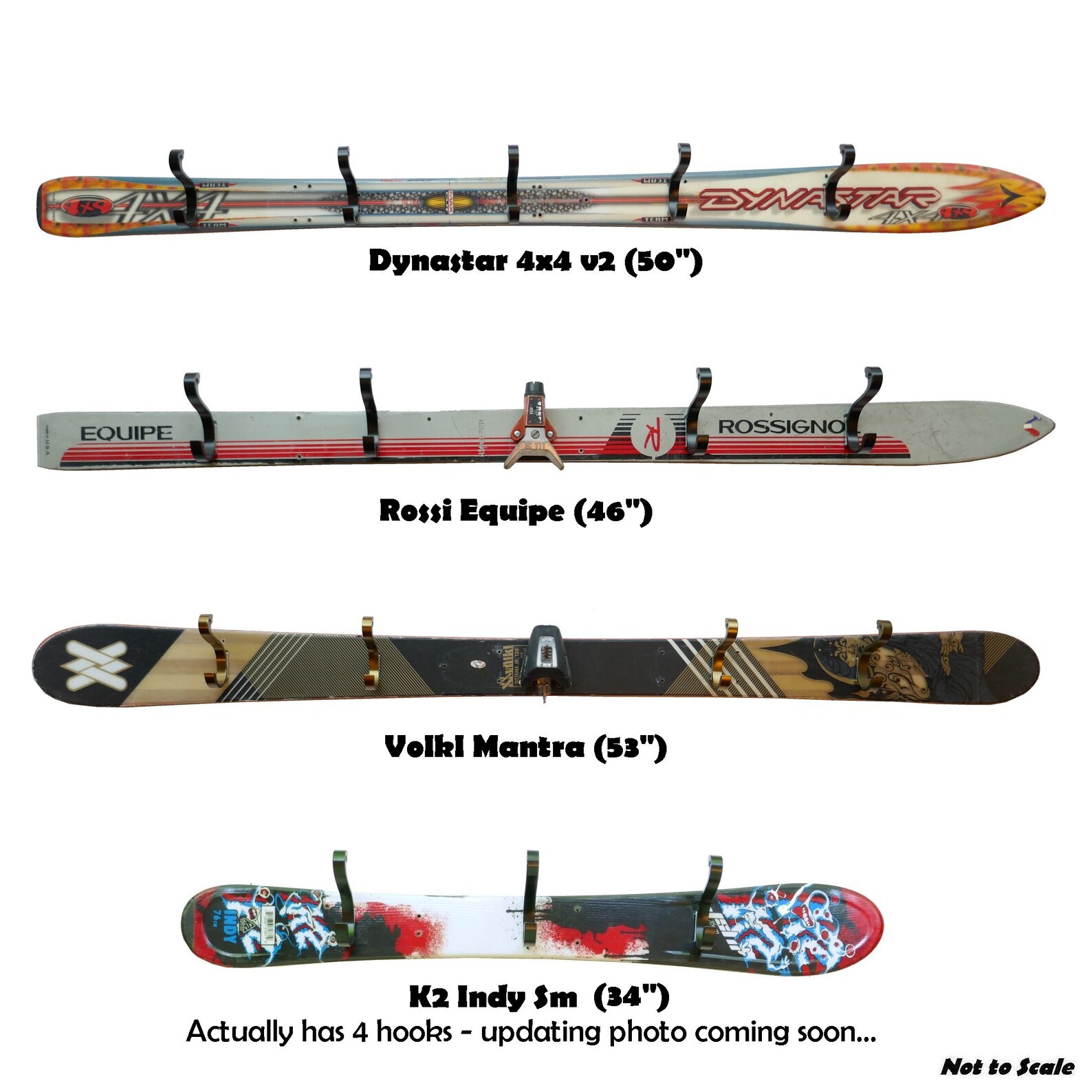 Ski Coat Rack / Coat Hooks - Etsy