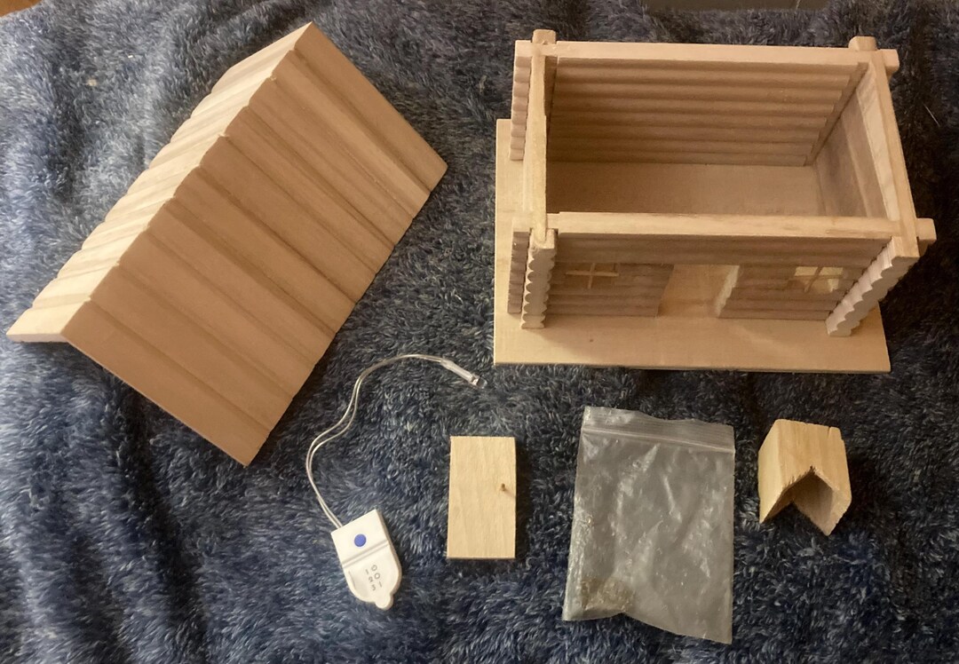 Unfinished Wood Cabin Kit - Etsy