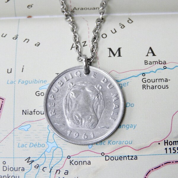 Hippo Necklace - Etsy