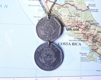 Costa Rica Necklace - Etsy